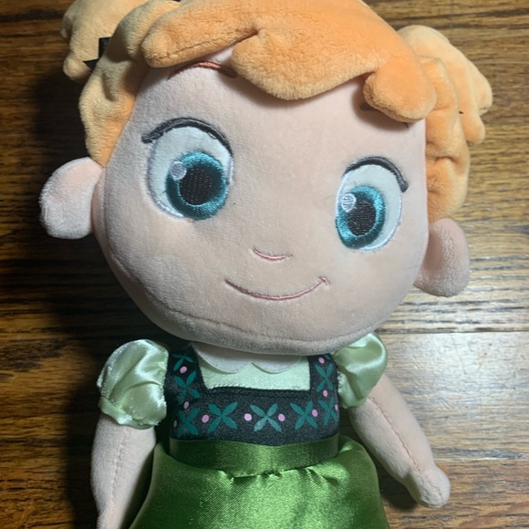Disney | Toys | Frozen Princess Anna Disney Store 2 Soft Plush Doll ...